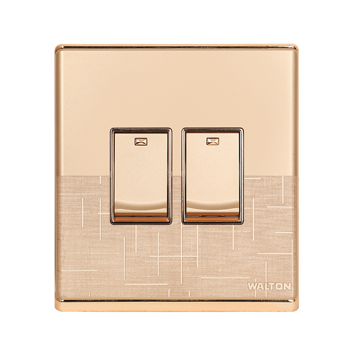 WF2GS1 2 gang switch- 1 way