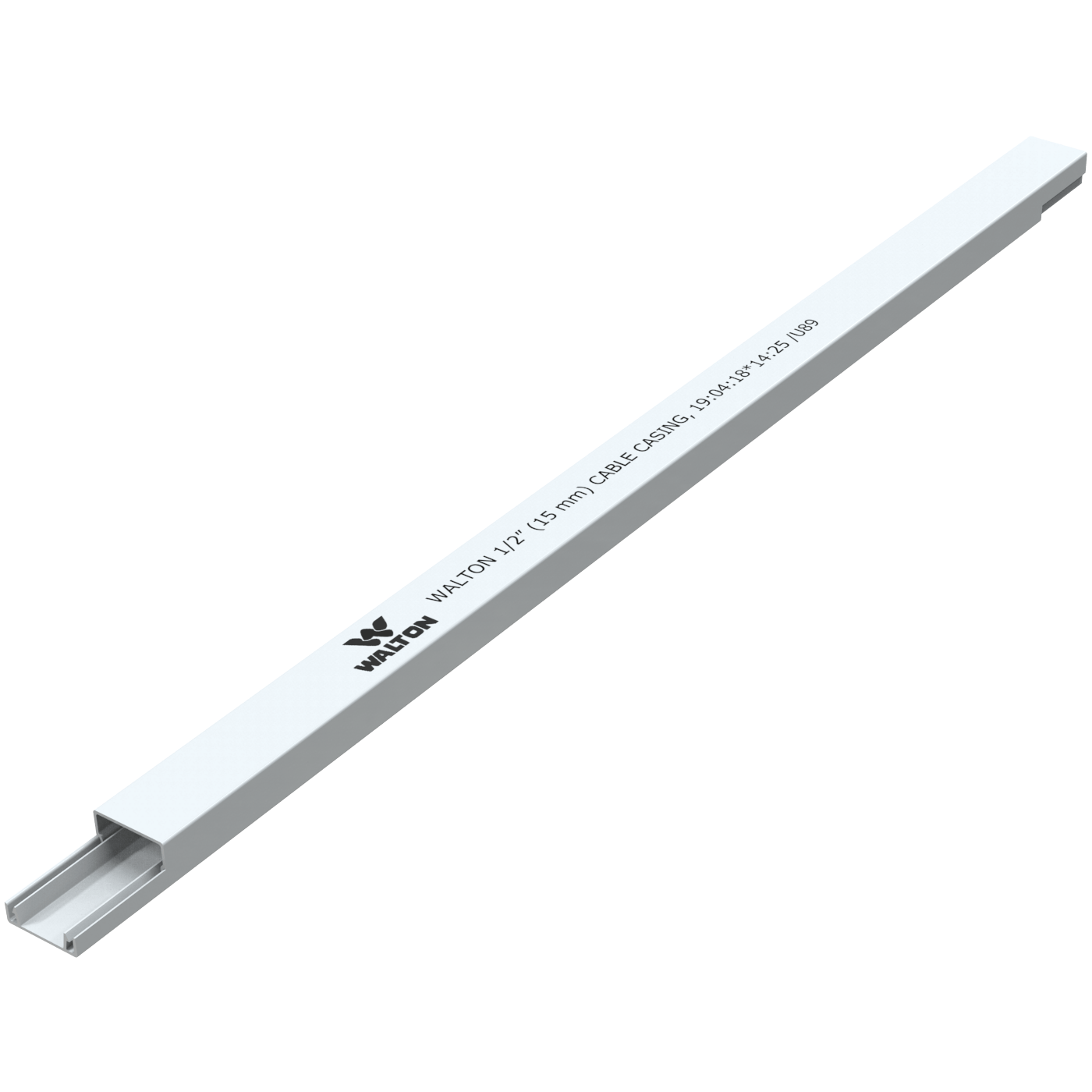 WCC12 [1/2" (15mm) Cable Casing White]