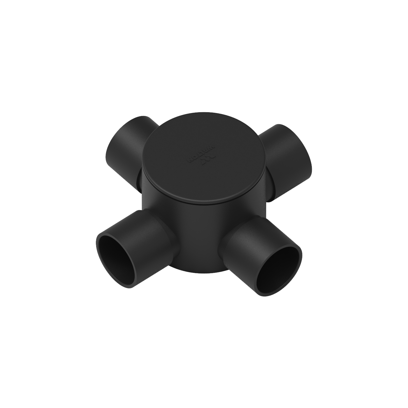 WPFC344MB (Circular Box 3/4'' 4 way medium Black)