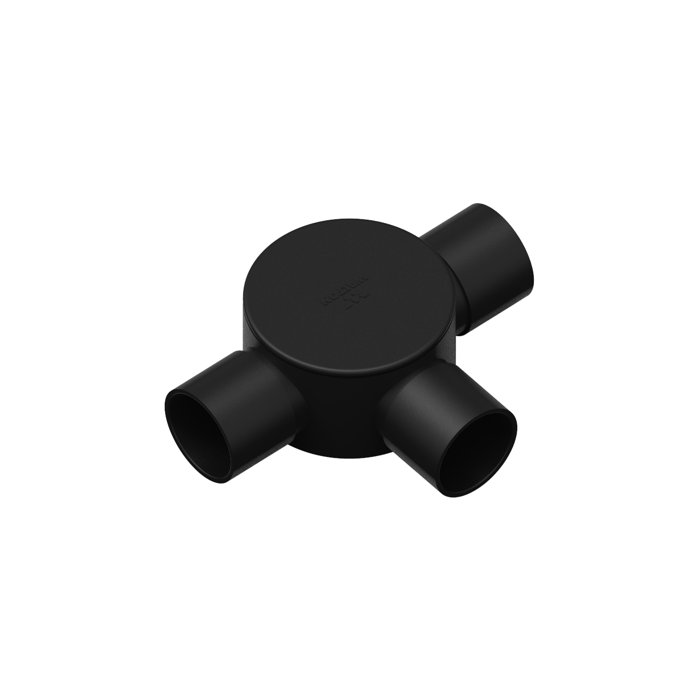 WPFC343SB (Circular Box 3/4'' 3 way Short Black)