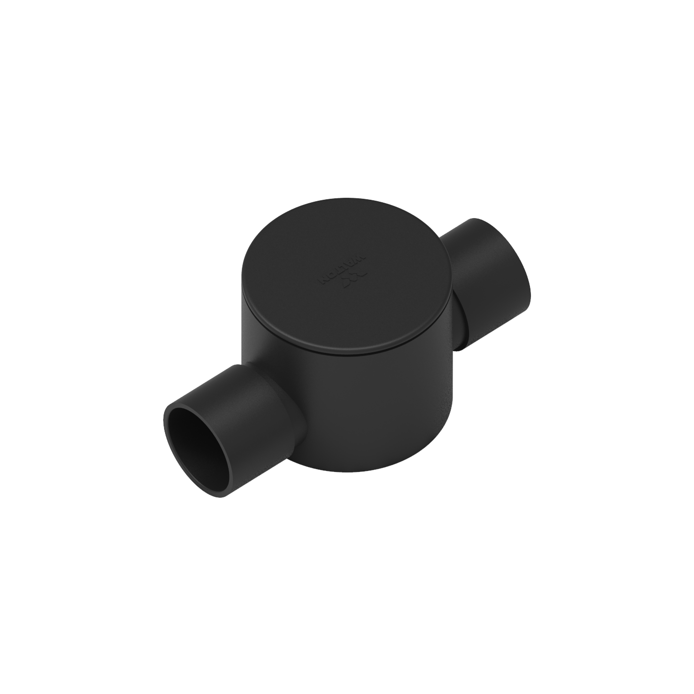 WPFC342MB (Circular Box 3/4'' 2 way medium Black)