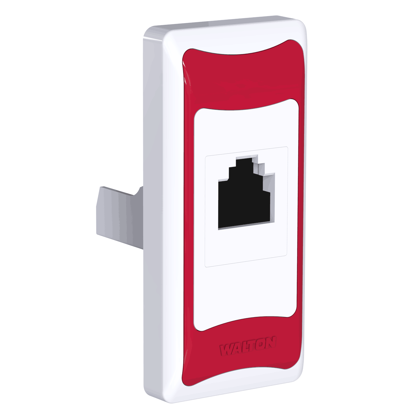 P1TS3 Maroon (Telephone Socket)