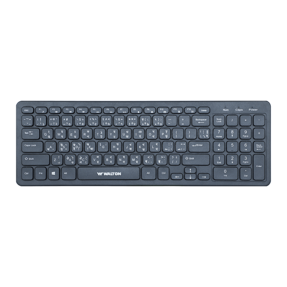 Latest Best Price Wireless Keyboard in Bangladesh 2021| Walton-WSMKC006RN