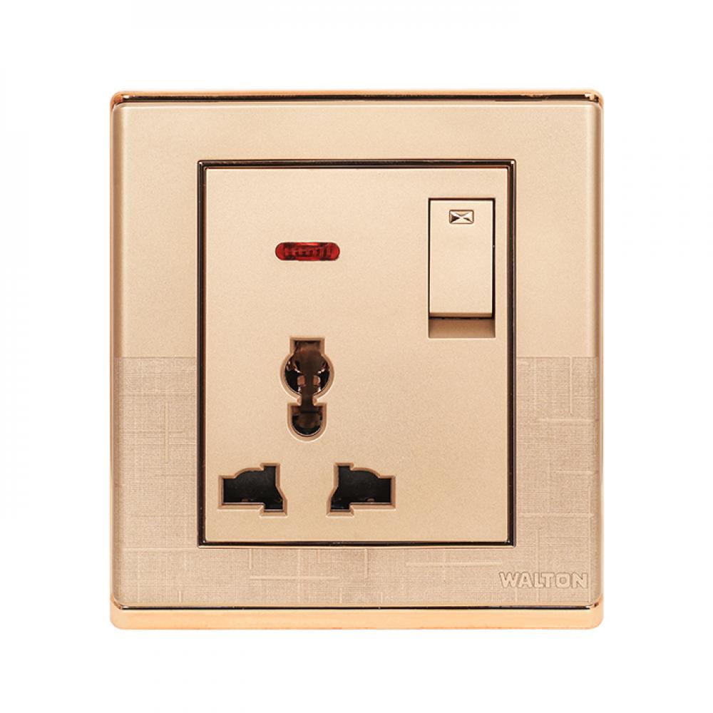 WF3PS 3 Pin Socket With Switch