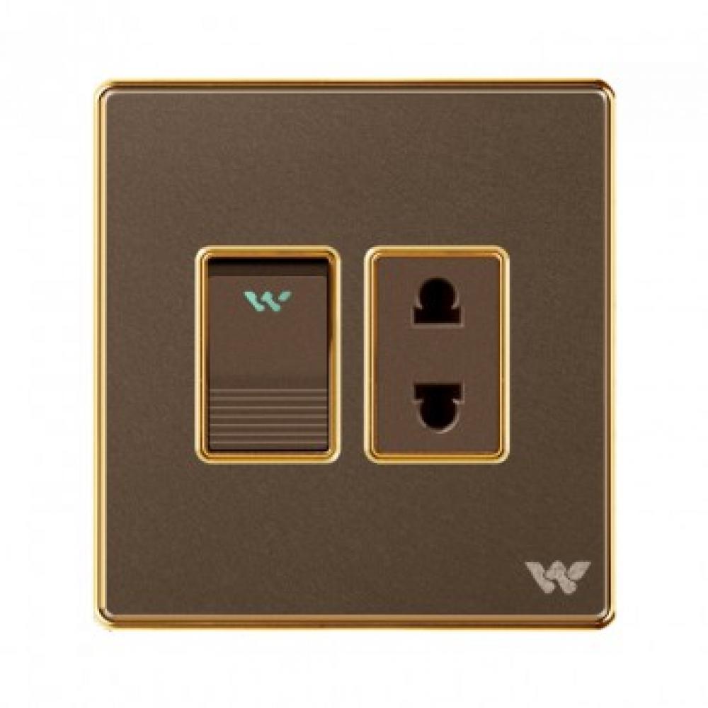 2 Pin Socket With Switch